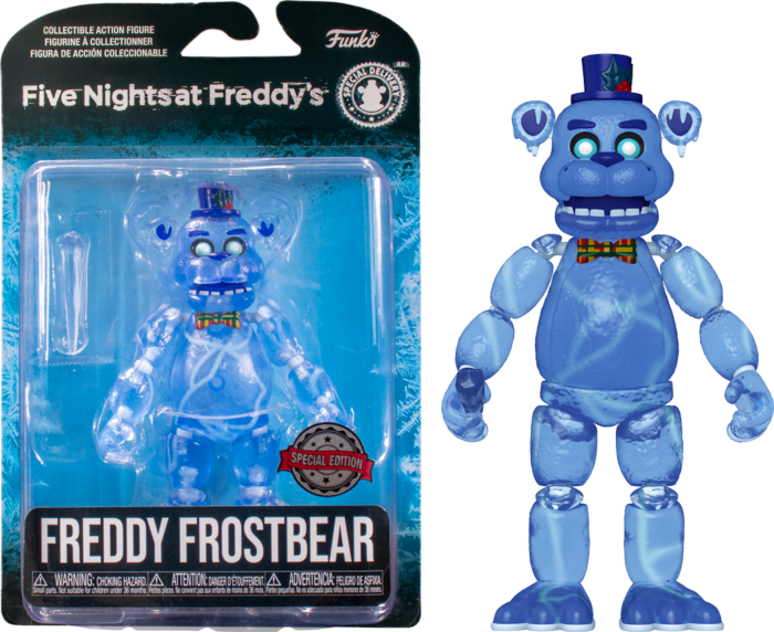 Five Nights at Freddy’s - Freddy Frostbear Translucent Action Figure